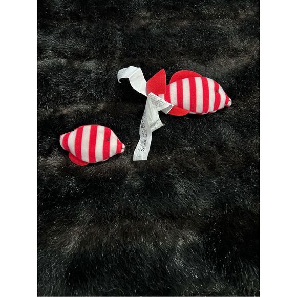 IKEA | Toys | Ikea St 2 Striped Red Fish Fishes Plush Stuffed Animal ...